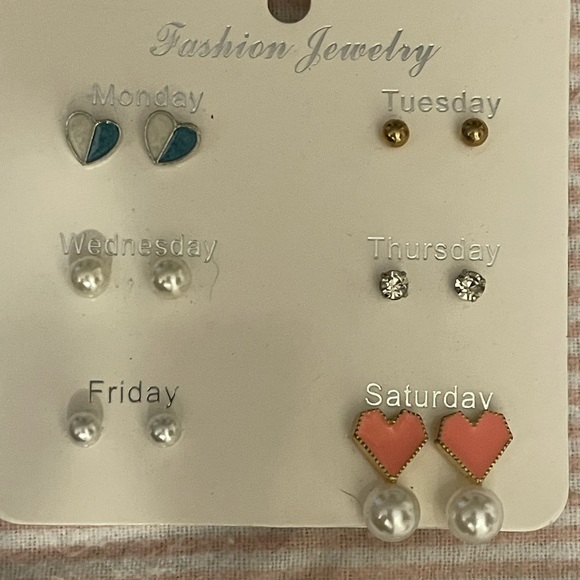 Fashion Jewelry | Jewelry | Days Of The Week Earrings | Poshmark